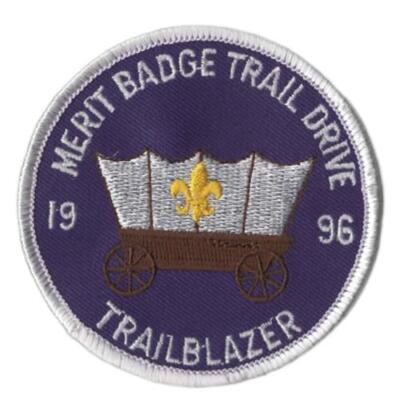1996 Merit badge trail drive trailblazer BSA Patch WH Bdr. [VA-3032] | eBay