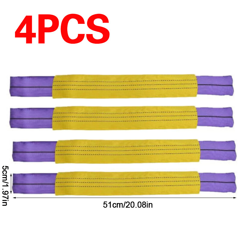 4pcs Truck Car Tire Wheel Link Straps Vehicle Trailer Recovery Ratchet ...