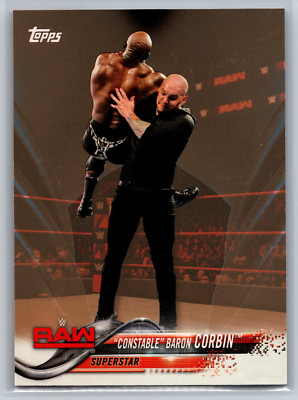 Constable Baron Corbin 2018 Topps WWE Then Now Forever Bronze Parallel ...