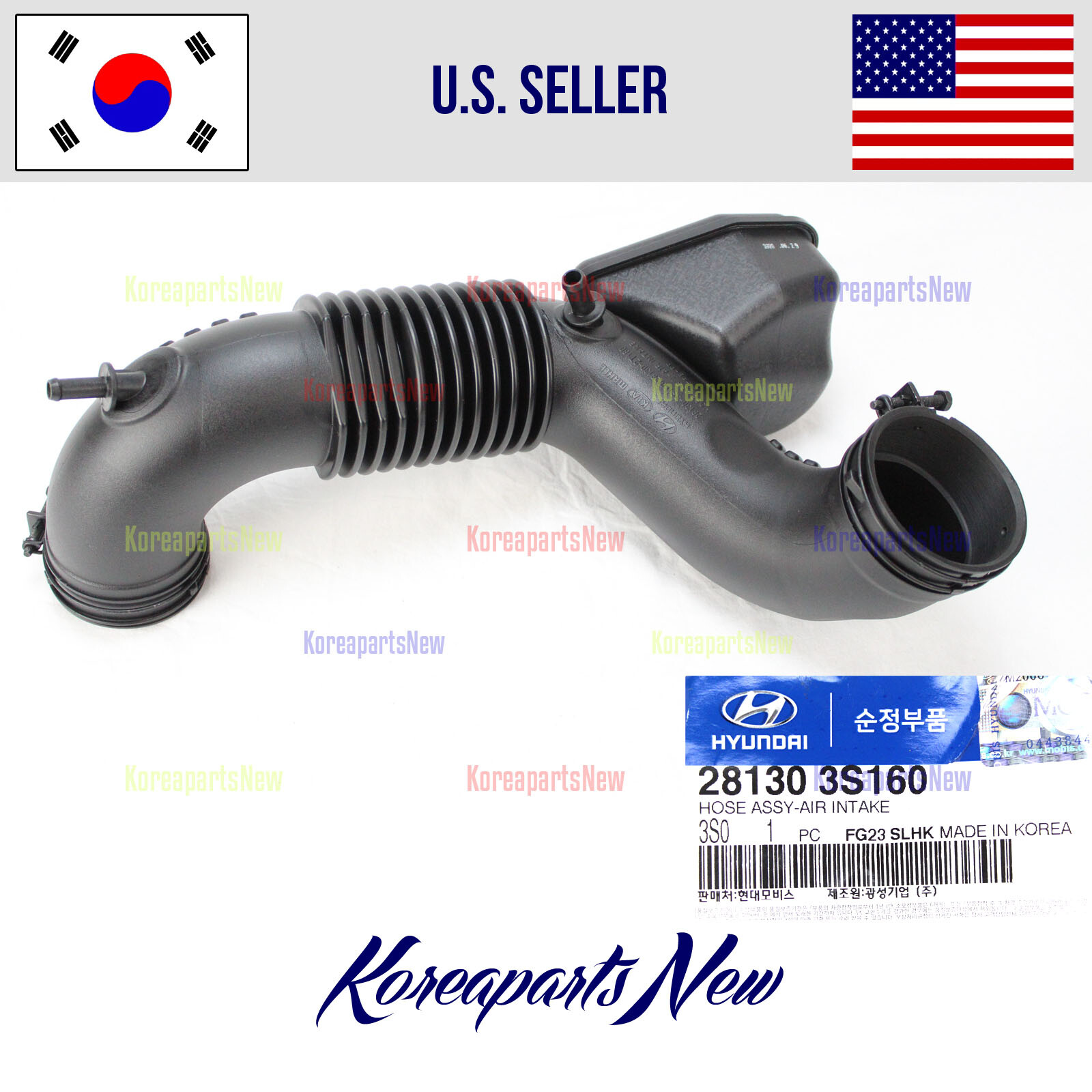 2.4L Air Intake Tube Hose 281303S160 ⭐OEM⭐ Hyundai Sonata Kia Optima ...