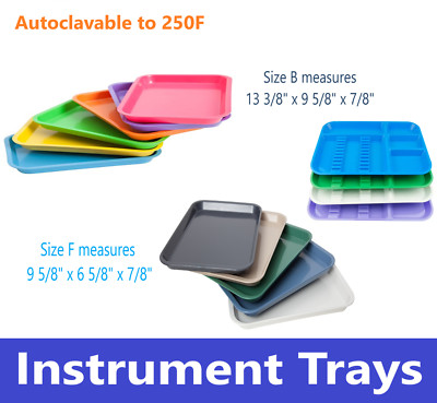 Dental SetUp B Tray Flat B Ritter Procedure Tray 13½" x 9⅝" Autoclave ...