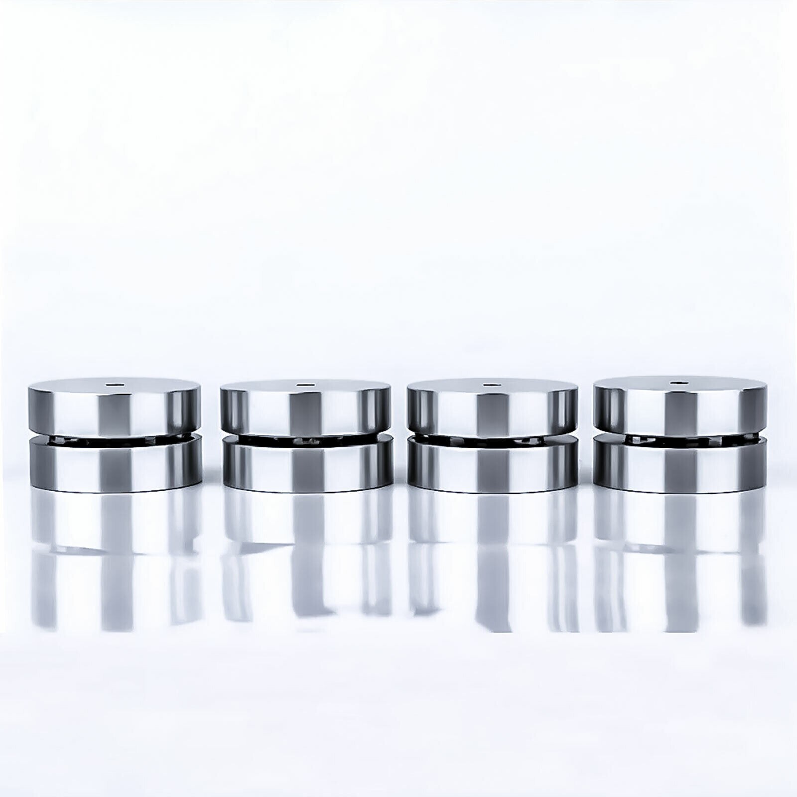 4Pcs Aluminum HiFi Speaker Turntable Isolation Stand Feet Base Pad ...