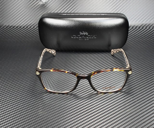 Coach HC 6065 Hc6065 5291 Dark Tortoise Military Sig C Eyeglasses Rx ...