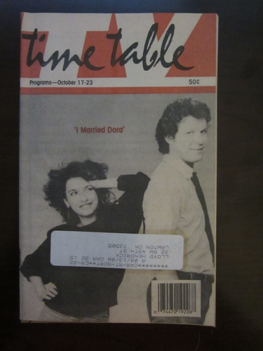 TV Guide Time Table Regional Magazine Oct 1987 I Married Dora Pena Hugh ...