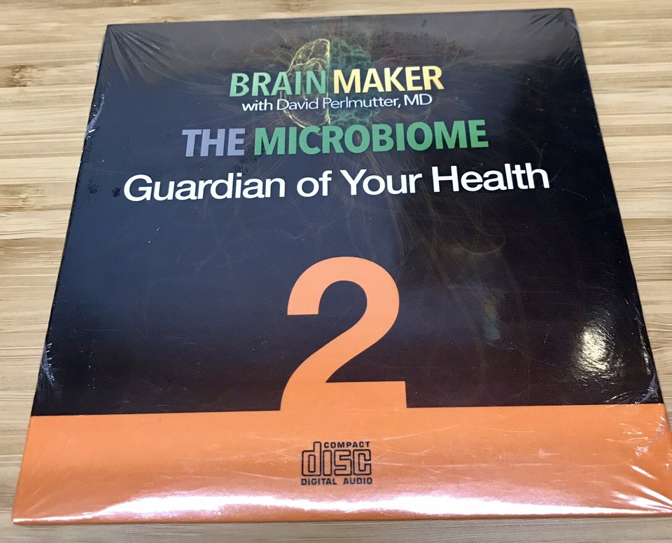 BRAIN MAKER David Perlmutter MD UNDERSTANDING THE MICROBIOME 8 DVD SET ...