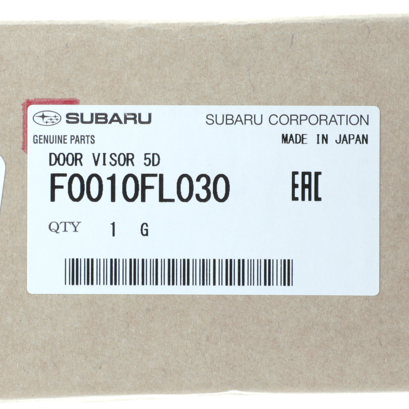 2017-2023 Subaru Crosstrek Impreza 5-Door Side Window Deflectors OEM ...