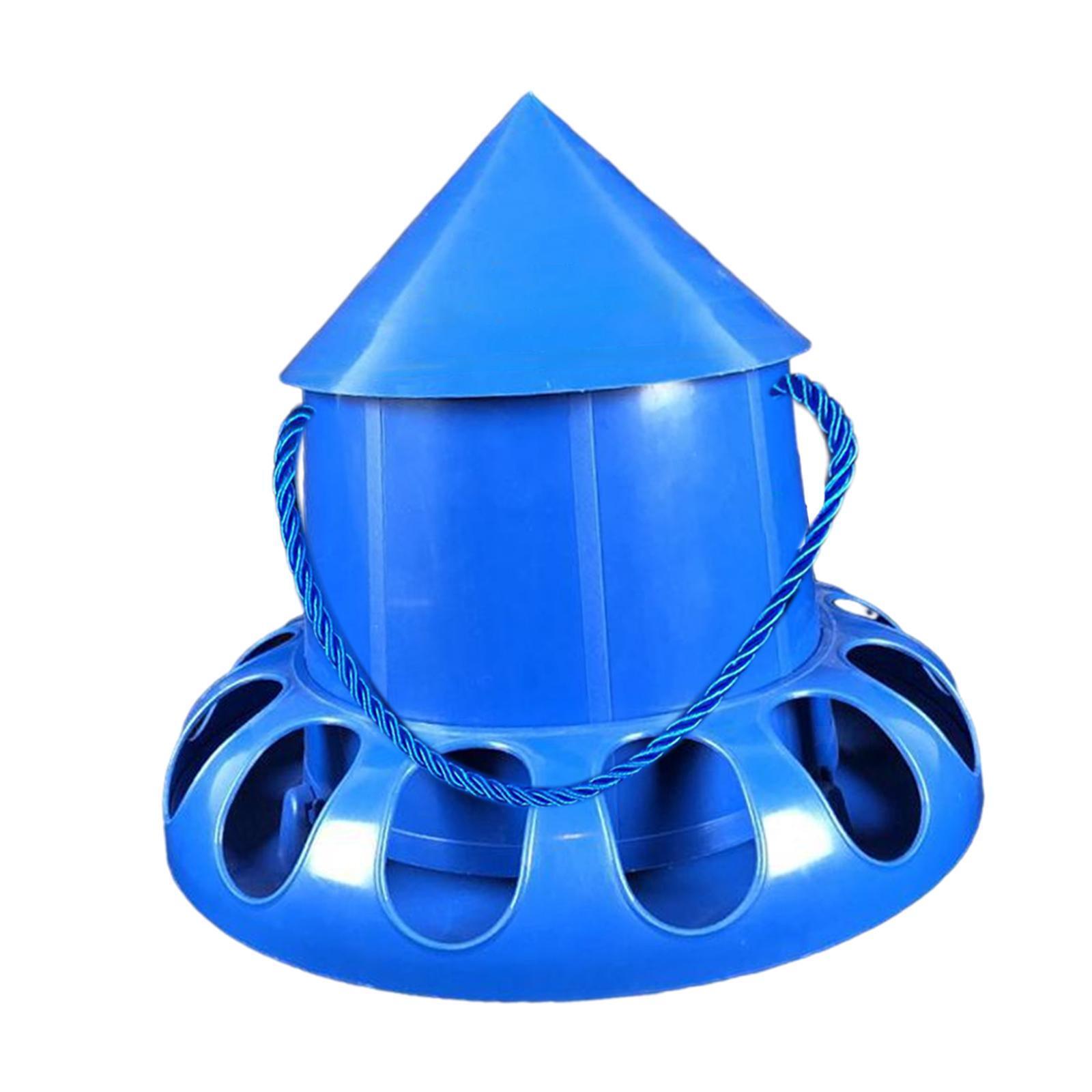 Chicken Feeder Large Capacity 13 Holes Pigeon Feeder for Cockatiel Hen ...