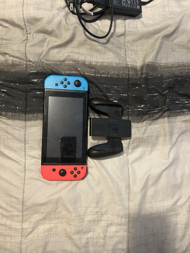 Nintendo Switch Console with Neon Blue and Red Joy-Con Controllers | eBay