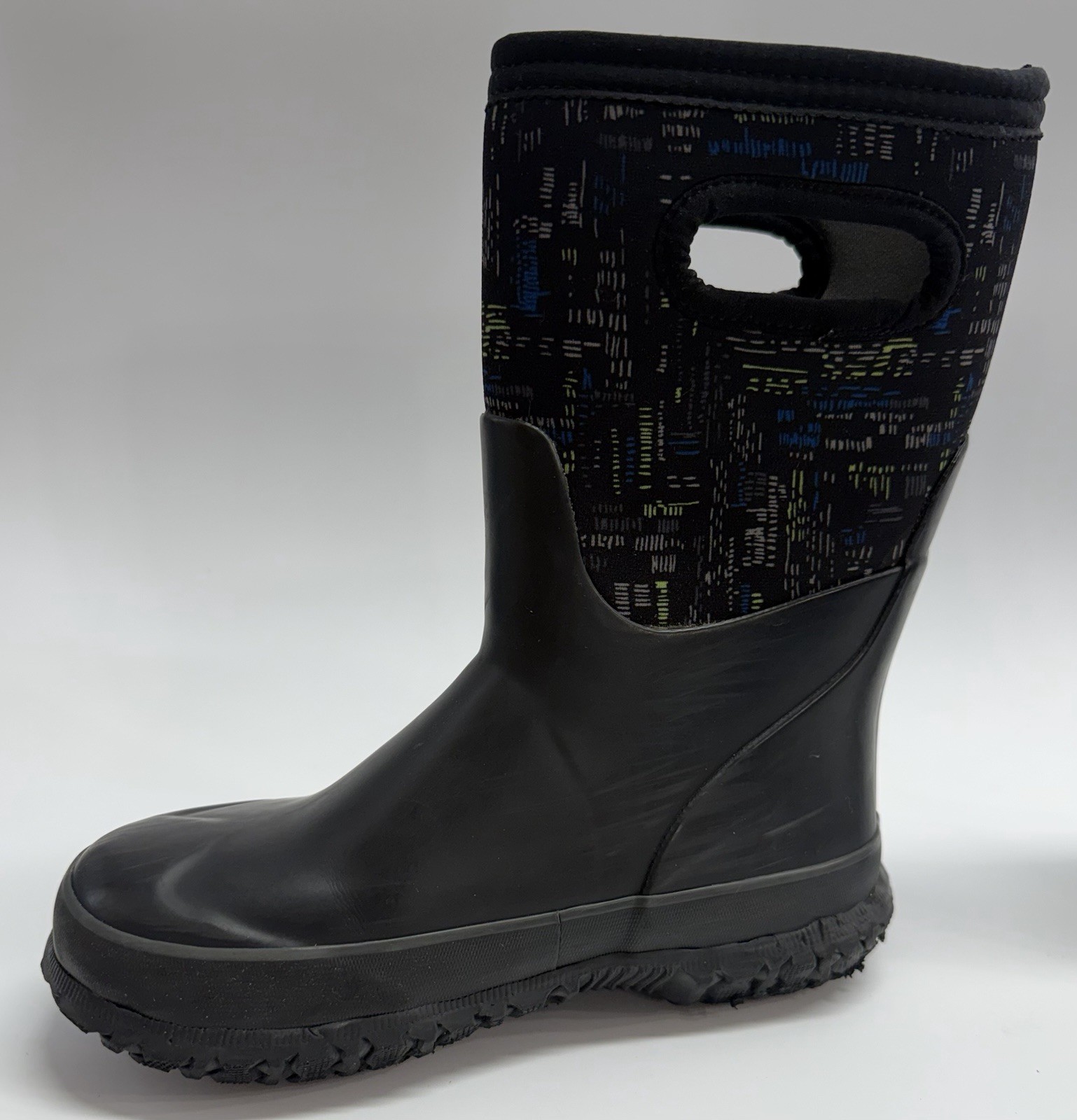 Bogs Kids Grasp Sparks Winter Boots Youth 2 Warm Insulated Rubber | eBay