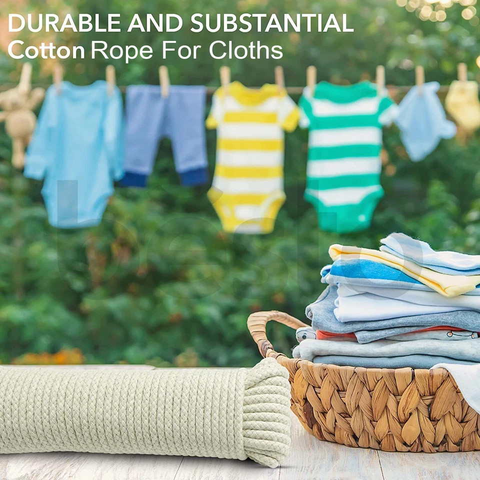 Washing line Rope Clothes Dryer Line Strong Nylon Rope Traditional ...