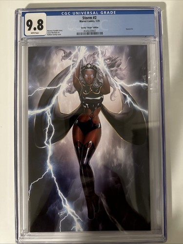 STORM #2 NATHAN SZERDY EXCLUSIVE VIRGIN VARIANT ~ MARVEL COMICS CGC 9.8 ...