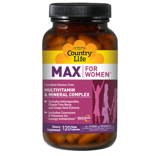 Maxine Maxi-Sorb Iron-Free 120 Vcaps By Country Life 15794081241| eBay