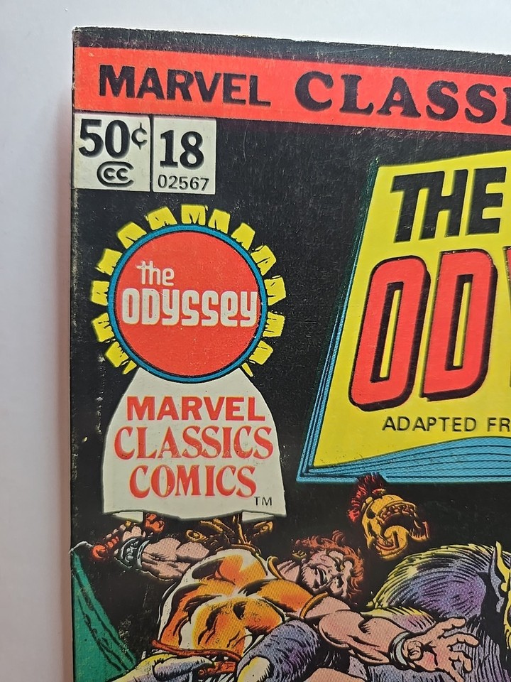 Marvel Classics # 18 The Odyssey BY Homer - Bronze Age Comic (Marvel ...