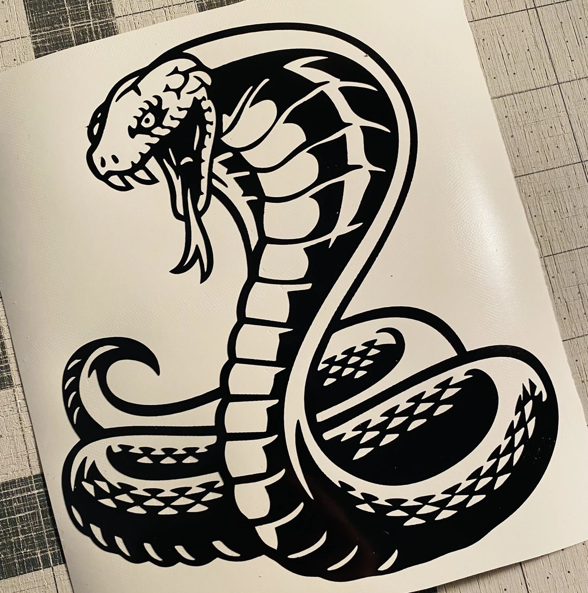 King Cobra Stencil
