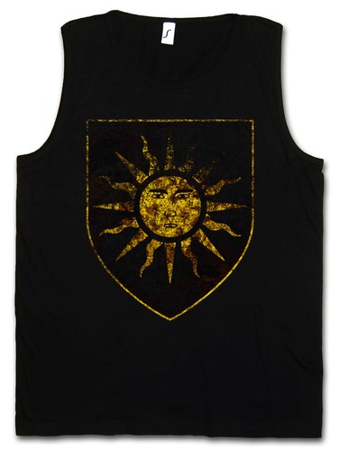 SUN TANK TOP VEST GYM Nilfgaard Nilfgaardian Logo Empire Insignia ...