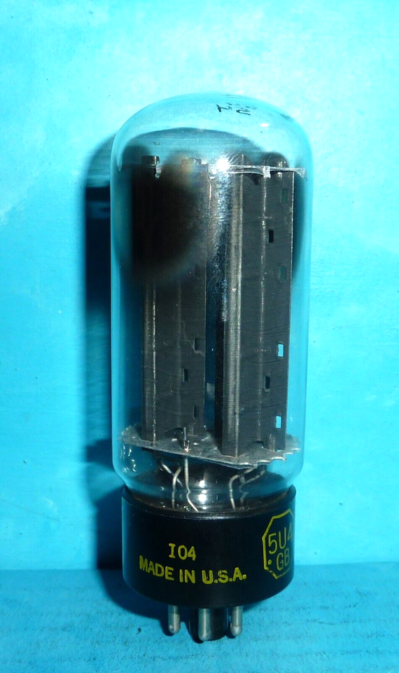 Raytheon 5U4GB Rectifier Tube Black Plates Dual D Getters - | eBay