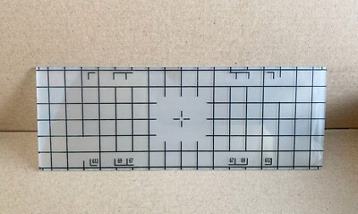 New 6x17" Ground Glass Focusing Screen with Grid 175x63x1.8mm | eBay