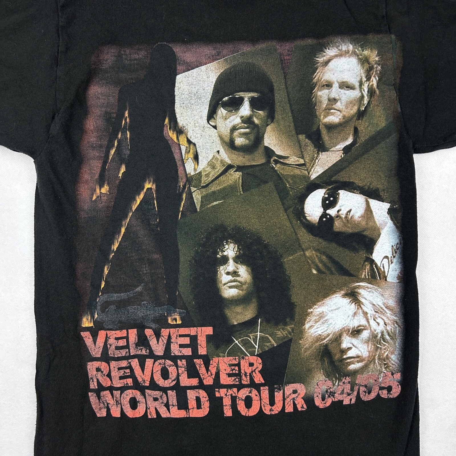 vintage 2005 VELVET REVOLVER WORLD TOUR T-Shirt XS co… - Gem