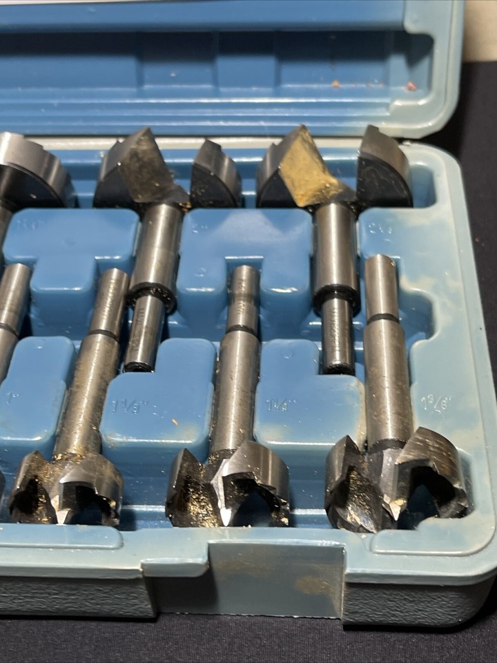 ROCKLER 16-Piece Precision Forstner Bit --Set in Case --1/4"-2 1/8" | eBay