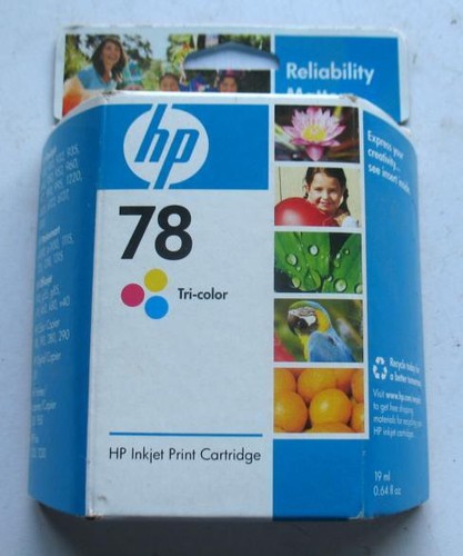 HP 78 TRI-COLOR PRINTER INK CARTRIDGE BRAND NEW IN PACKAGE C6578DN | eBay