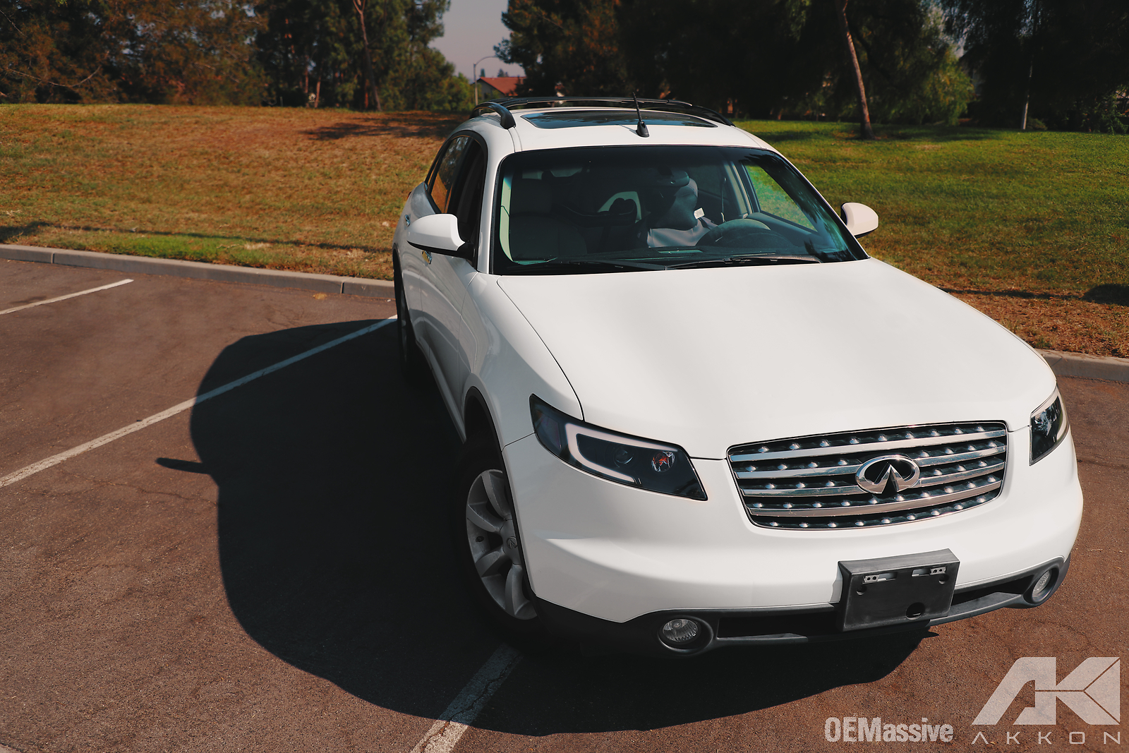 [SWITCHBACK Turn Signal]Fit 2003-08 FX35 FX45 Black DRL LED Projector ...