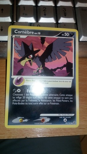 Cornèbre Reverse - DP03:Merveilles Secrètes - 95/132 - Carte Pokémon ...