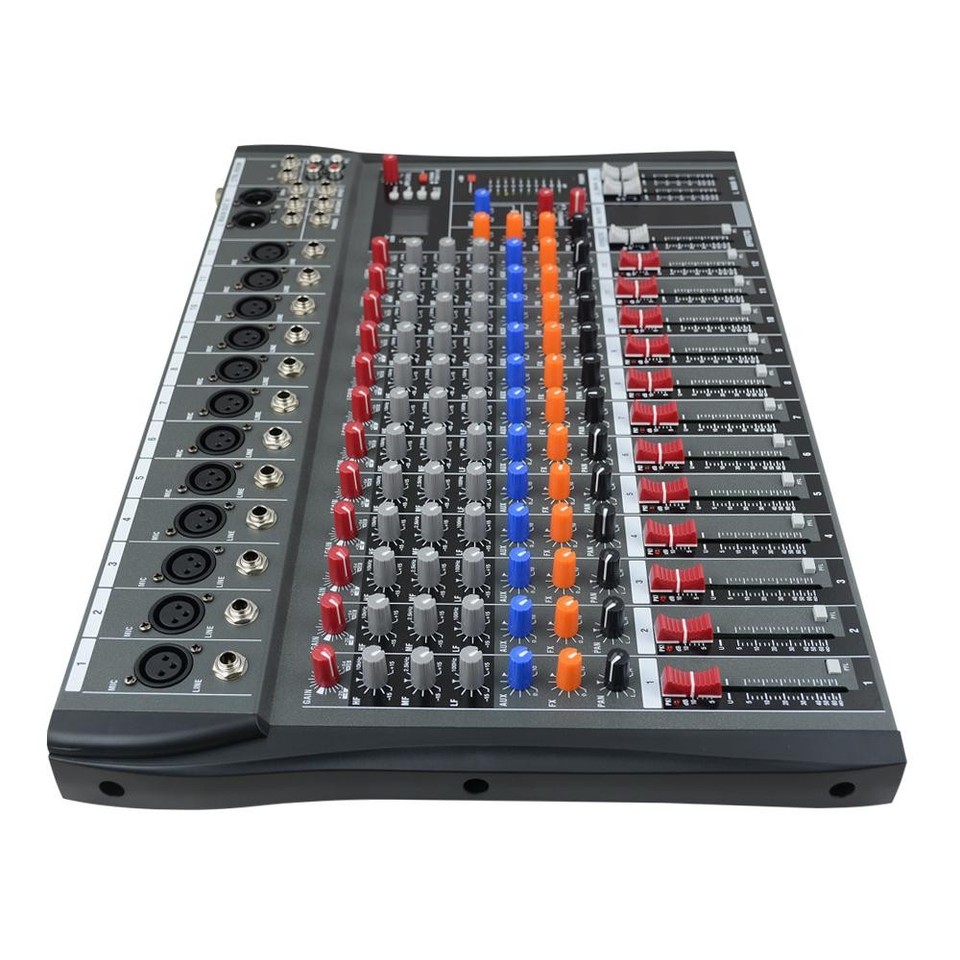 12 Channel Digital Mixing Console Professional Audio Mixer with ...
