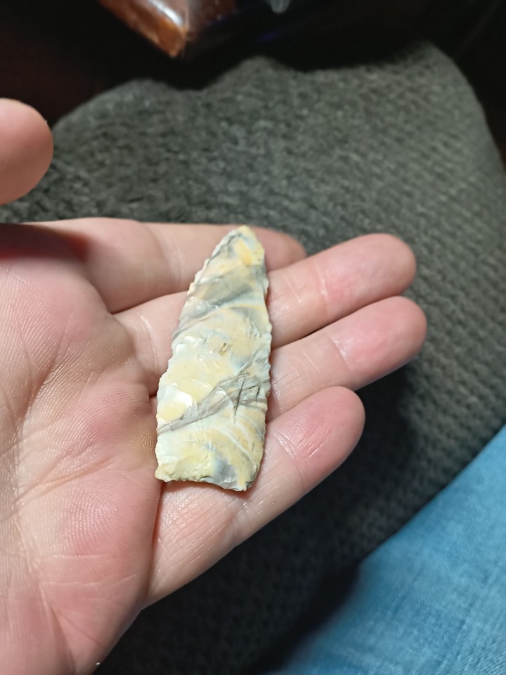 Authentic Missouri Paleo Mozarkite Plainview Point Indian Arrowhead ...