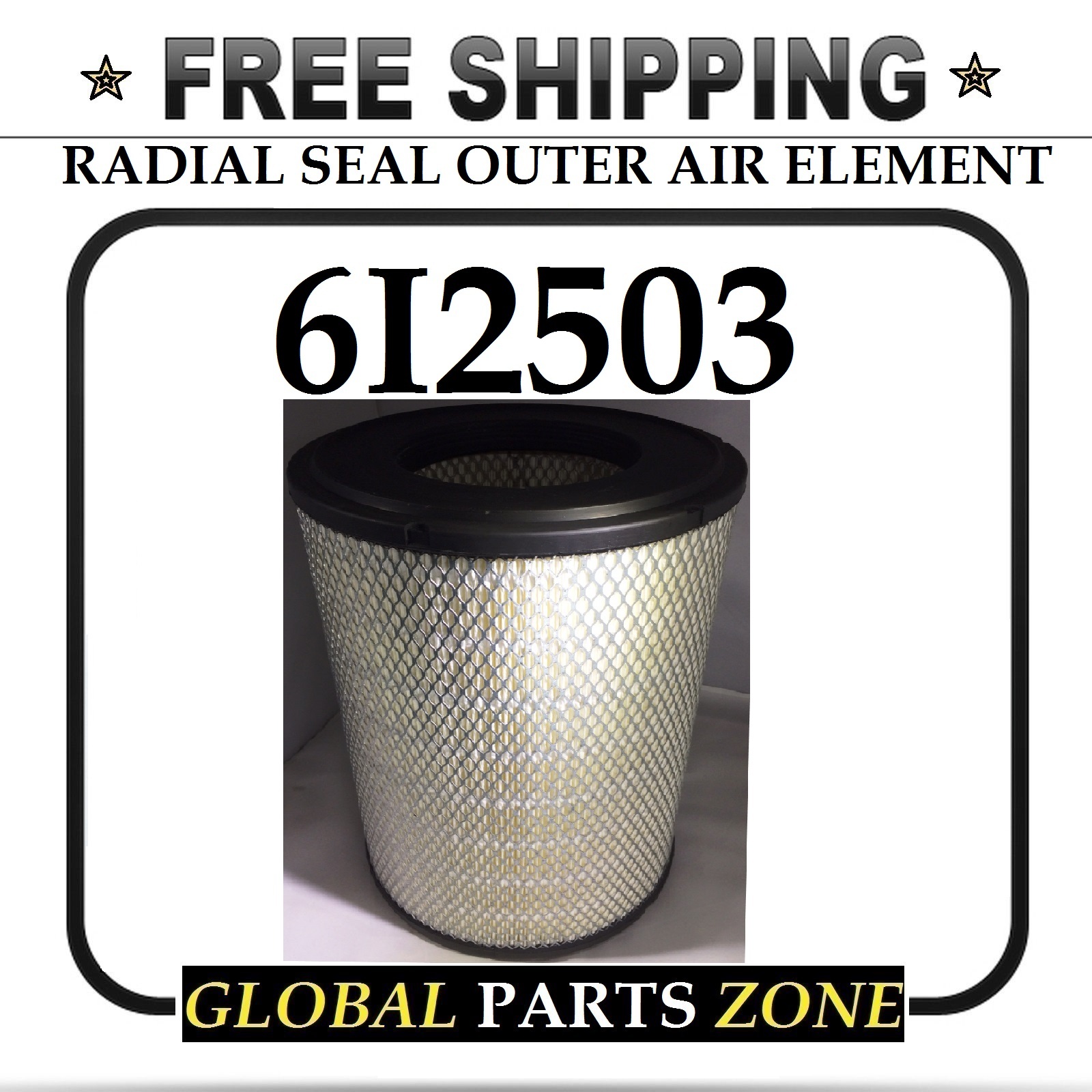 CATERPILLAR 6I2503 - Air filter cross reference