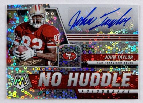2021 Mosaic John Taylor No Huddle Autograph Auto #ANH-JR 49ers | eBay