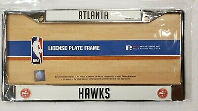 NBA Atlanta Hawks Metal License Plate Frame (Chrome) | eBay