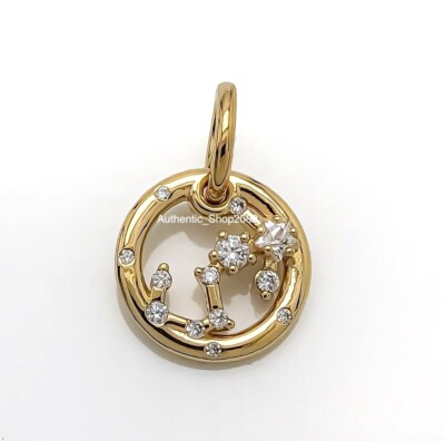 New 100% Authentic PANDORA 14K Gold Plated Scorpio Zodiac Dangle Charm ...