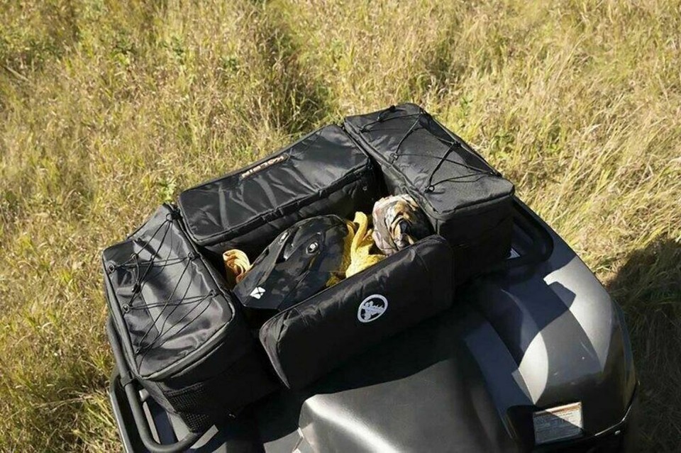 Kolpin Universal ATV Rear Rack Pack Cooler Seat Soft Storage Cargo Bag ...