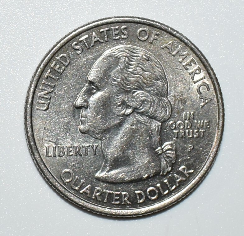 2006 P North Dakota Quarter Initials Cuds Double Collar Rim Clash ...