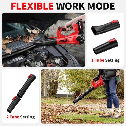 FULLYEA Cordless Leaf Blower 150 MPH Electric Leaf Blower Cordless with ...