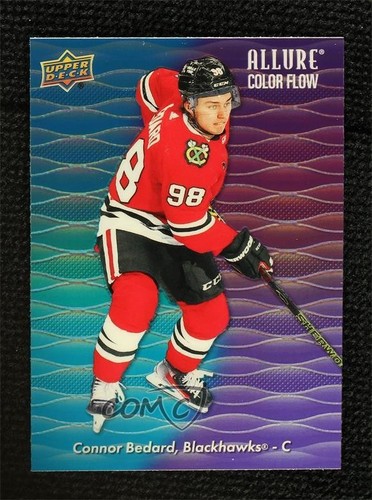 2023-24 Upper Deck Allure Color Flow Blue Purple Connor Bedard #CF-16 ...