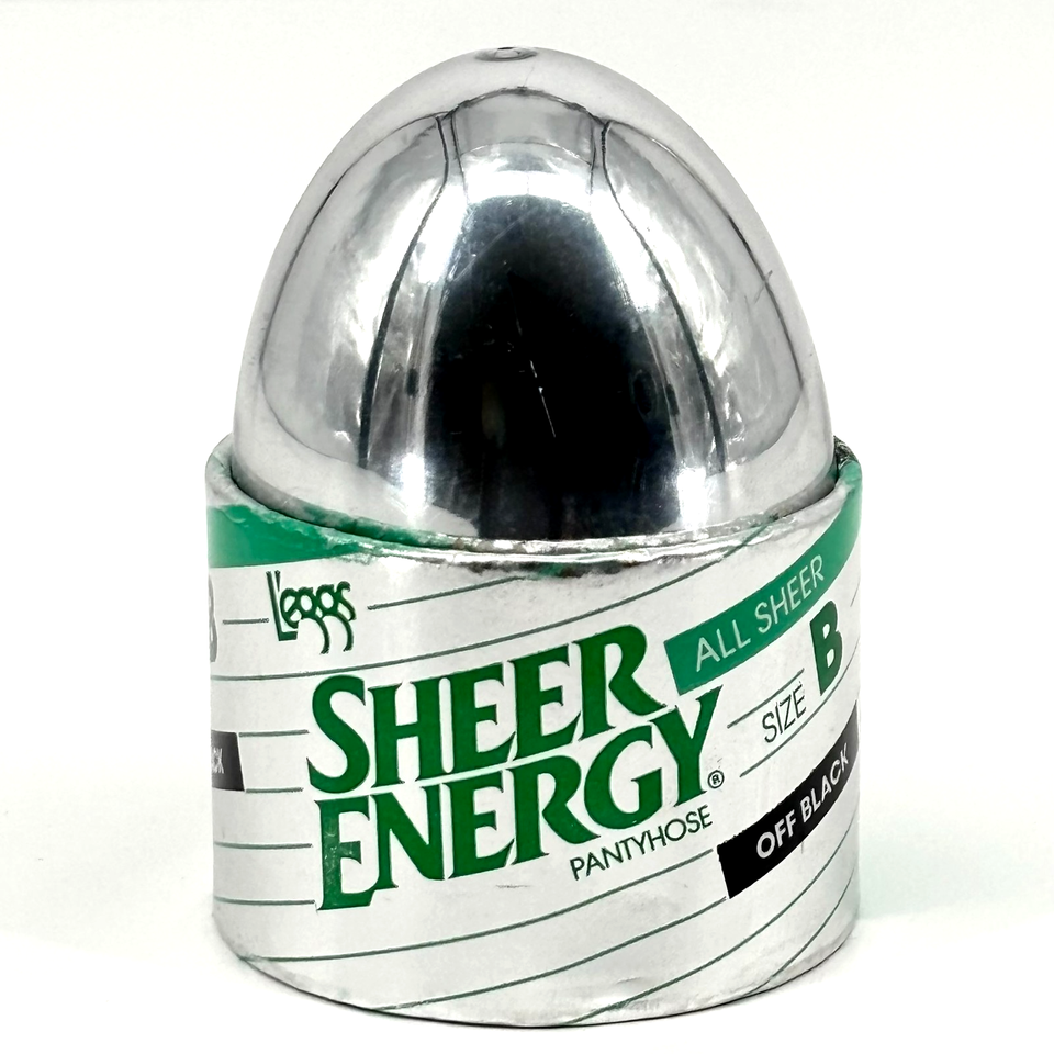 L'eggs Sheer Energy Off Black Pantyhose Size B New/Sealed Iconic Egg ...