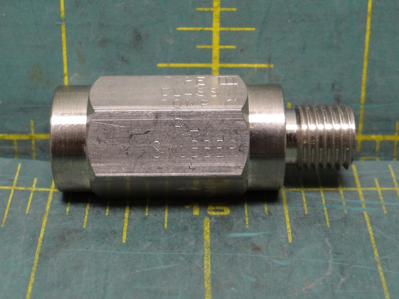 Ray Pressure Snubber Type III Class 1 Comp C, Solid Body, Model 055SS ...