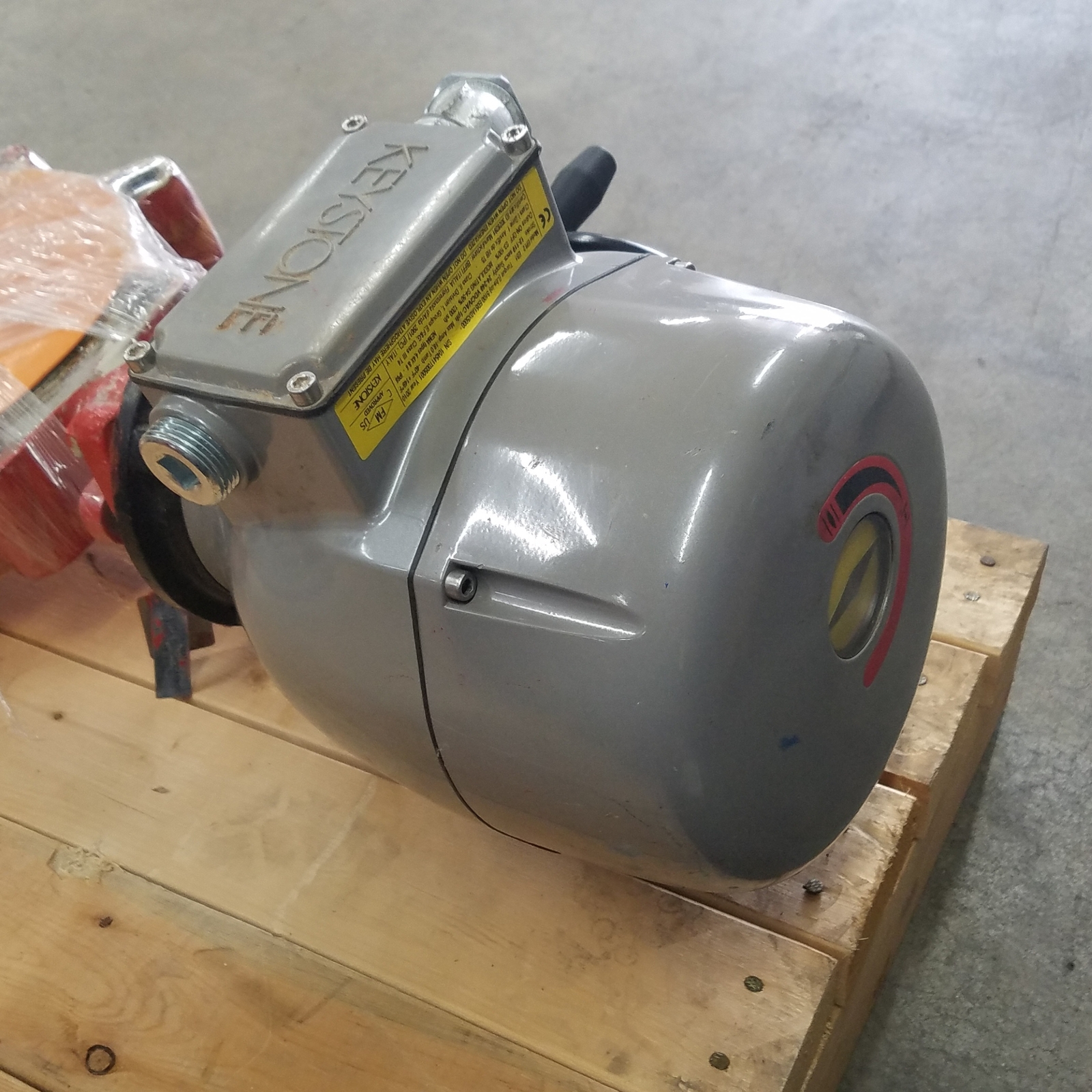 Keystone 312 8" Butterfly Valve With EPI2 Electric Actuator, CF8M Body ...