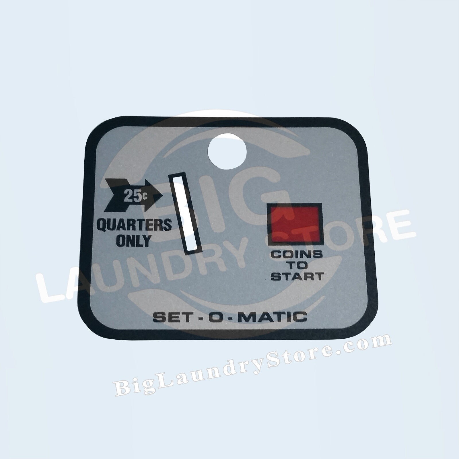 NEW Set-O-Matic OVERLAY ONLY for Wascomat Gen 4 or Gen 5 Coin Drop ...