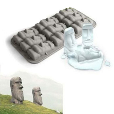 Easter Island Moai Stone Statues Ice Tray Ice Cubes DIY Mould №+PTSEYY ...