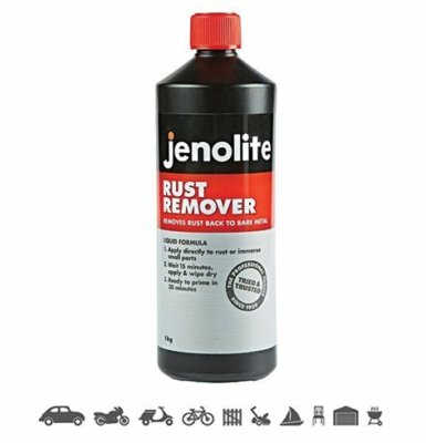 JENOLITE Original Rust Remover | LIQUID | Remove Rust Back 2 Bare Metal ...