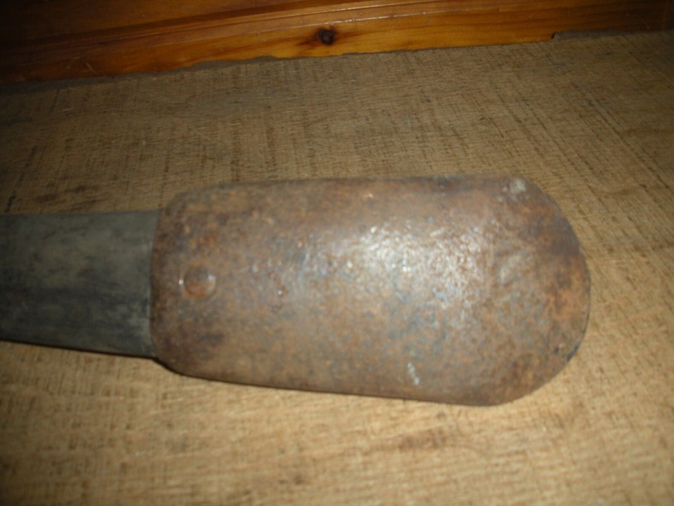 Vintage Handmade BARK SPUD / PEELER / Primitive Log Home, Barn Building ...