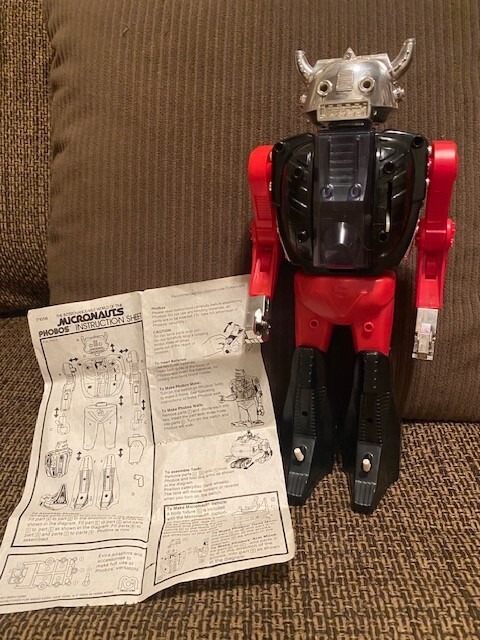 Vintage Micronauts Phobos Mego 1977 Rare Robot 13" 1/6 - Complete and ...