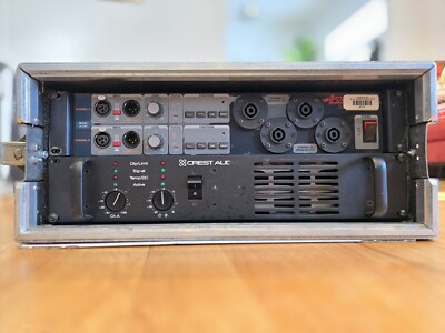 Crest Audio 4801 Amplifier 1200 Watt + Apogee P-3 RV Crossover ...