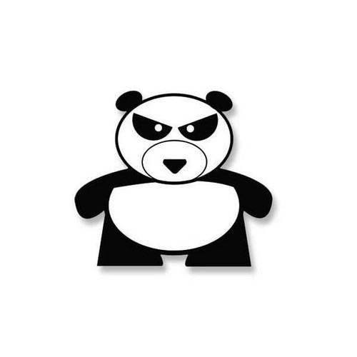 Mad panda Sticker Decal | eBay