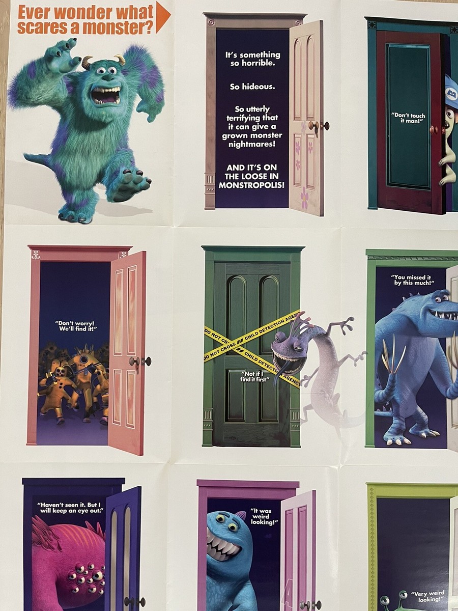 Póster De Monsters Inc En La Sala De Boos Pósters: Monsters Inc