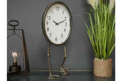 Bird Feet Clock Standing Duck feet Clock Novelty Desk Mantel Clock ...