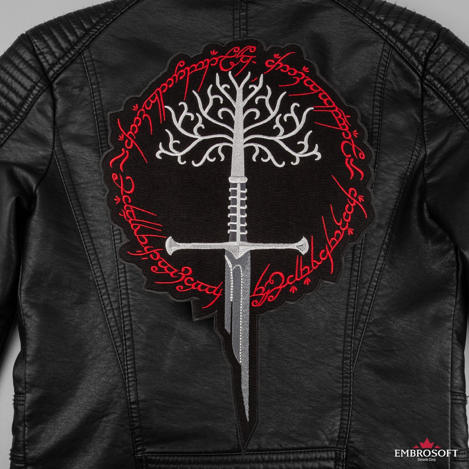 White Tree of Gondor Patch, Embroidered Tolkien LotR Emblem, Iron On, 3 ...