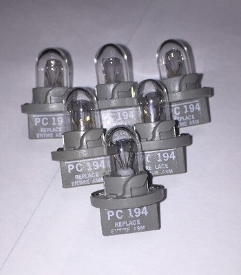 6 x NEW OEM GE PC194 PC 194 Light Bulb With Twist Lock Base Socket ...